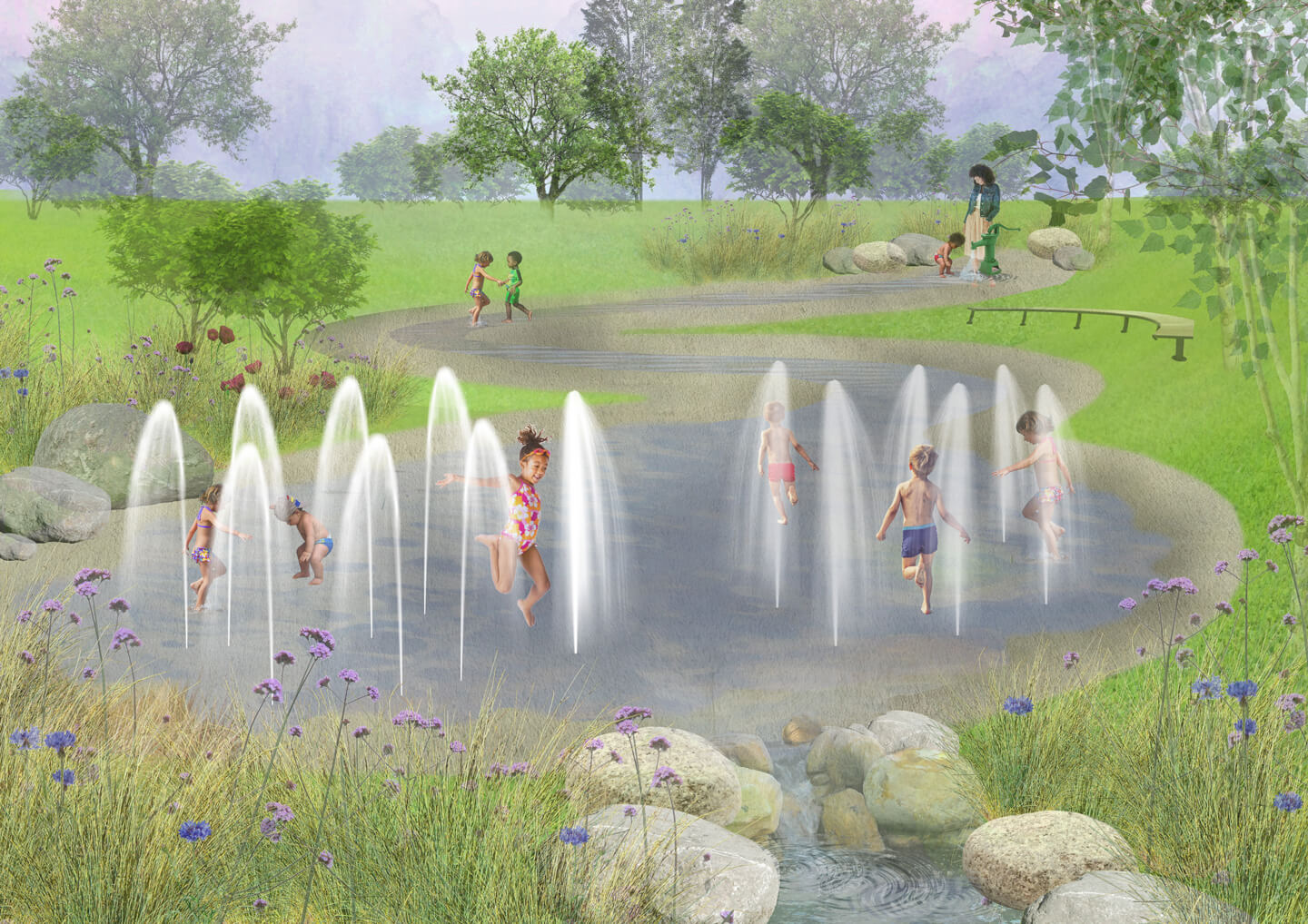Waterplay Areas - Barnes Common Limited